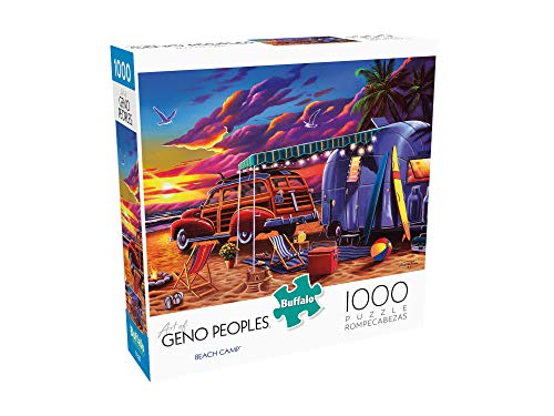 Buffalo Games - Geno Peoples - Beach Camp - 1000 Piece Jigsaw Puzzle