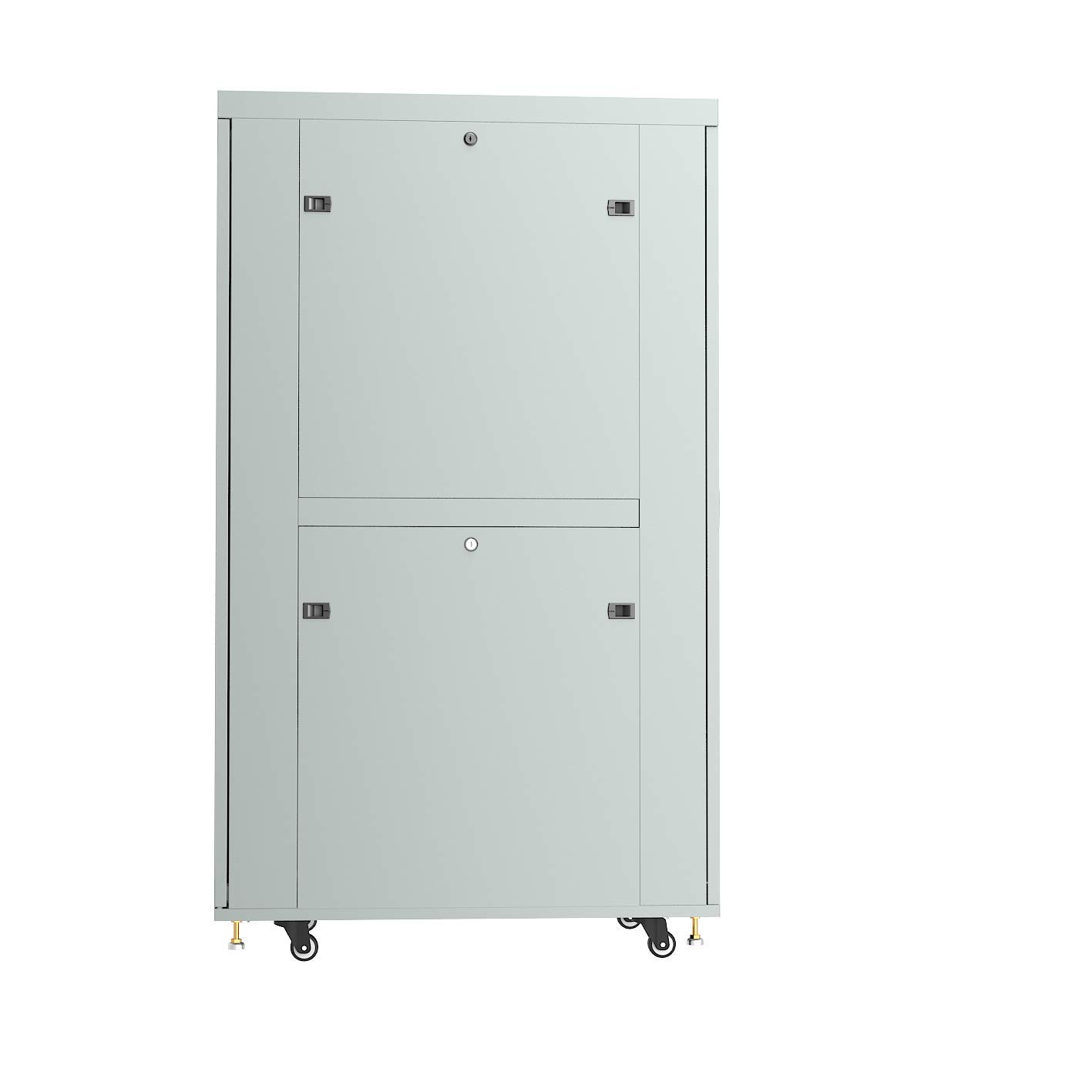 42U Server Rack Cabinet Gray 35" Deep IT Data Network Enclosure/Free Accessories !!!