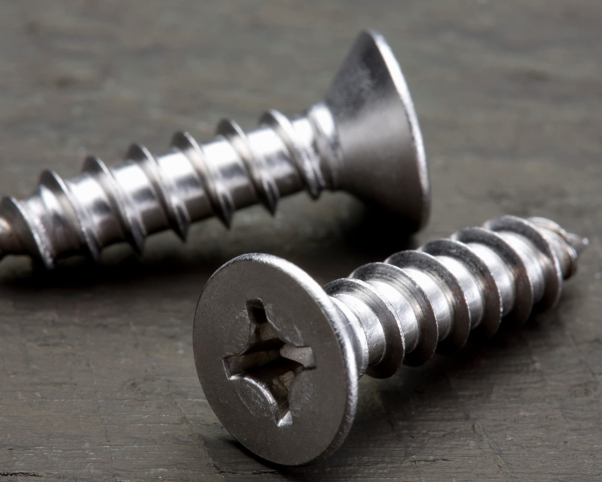 100 Qty #4 x 1/2" Flat Head 304 Stainless Phillips Head Wood Screws (BCP105)