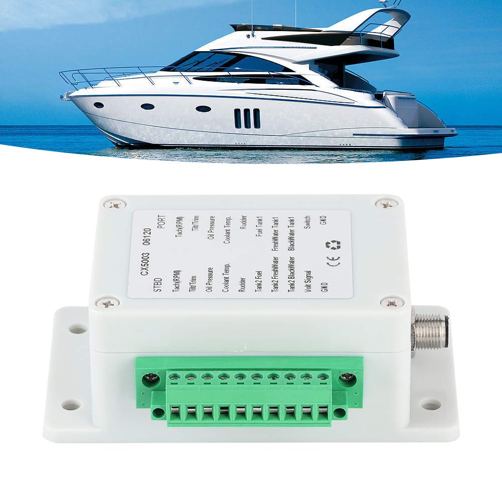 Analog to Nmea 2000 Converter NMEA2000 Converter 9β32V DC Waterproof Converter Box Convert Sensor Singal to NMEA2000 IP67 for Boat Yacht