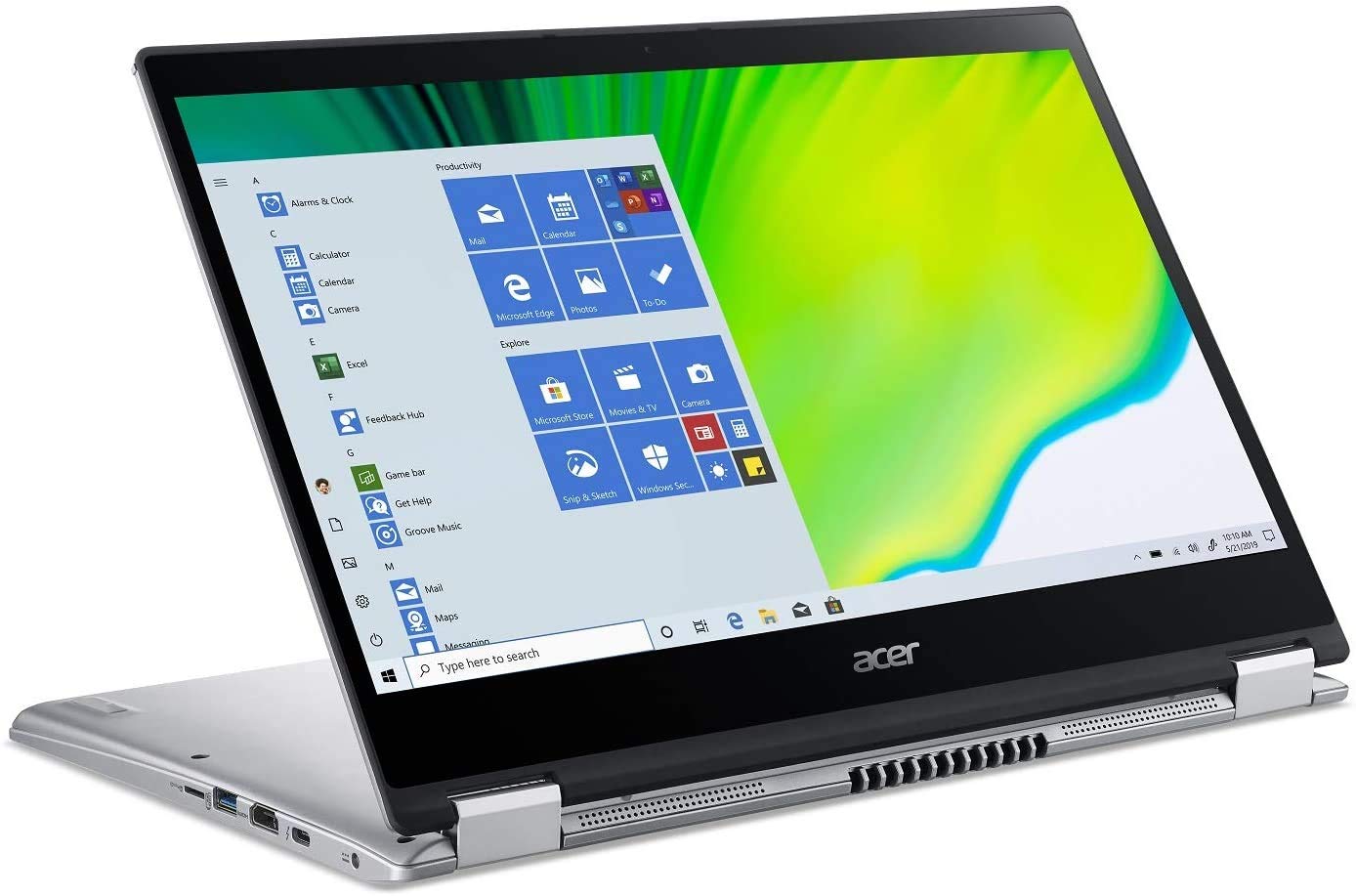 acer Spin 3-14" Laptop Core i5-1035G1 1GHz 8GB Ram 256GB SSD Win 10 Home (Renewed)