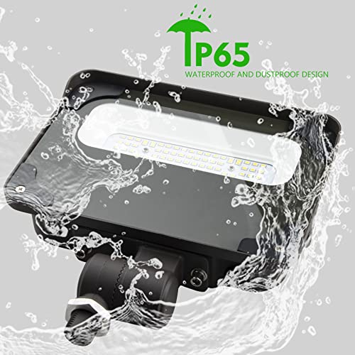 bulbeats 4 Pack 70W LED Flood Light Outdoor, 10500LM Eqv.250W Flood Security Light, 5000K Knuckle Mount, IP65 Waterproof Outdoor Lighting for Tree/Yards/Advertising Boards