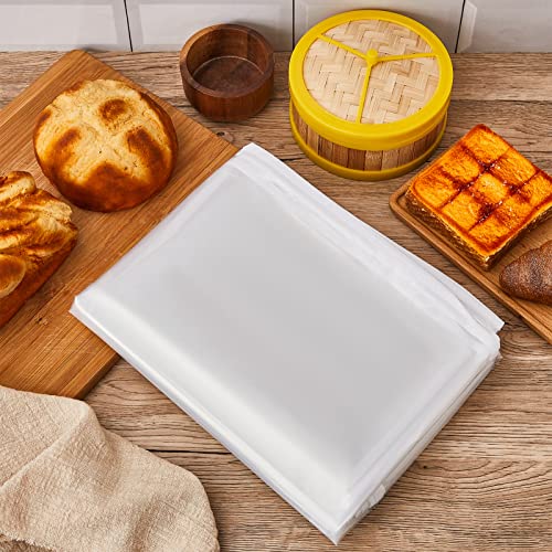 2 Pcs Bun Pan Rack Cover Bakers Rack Cover 20 Tier Sheet Pan Rack Cover for Home Kitchen Restaurant Bakery 28" L x 23" W x 61" H, Clear
