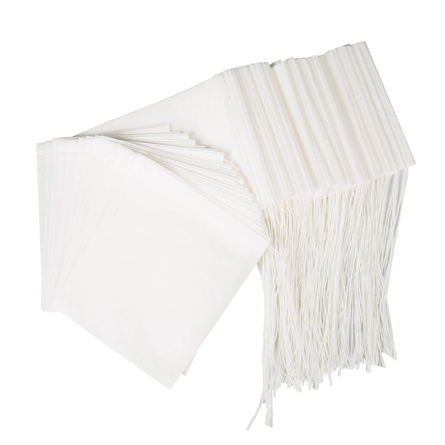 100PCS Tea Filter Bags, Disposable Tea Bags for Loose Leaf Tea, Drawstring Empty Tea Infuser, BetyBedy Tea Steeper, Natural Wood Pulp Paper Material, 1-Cup Capacityļ¼3.15 x 3.94 inchļ¼