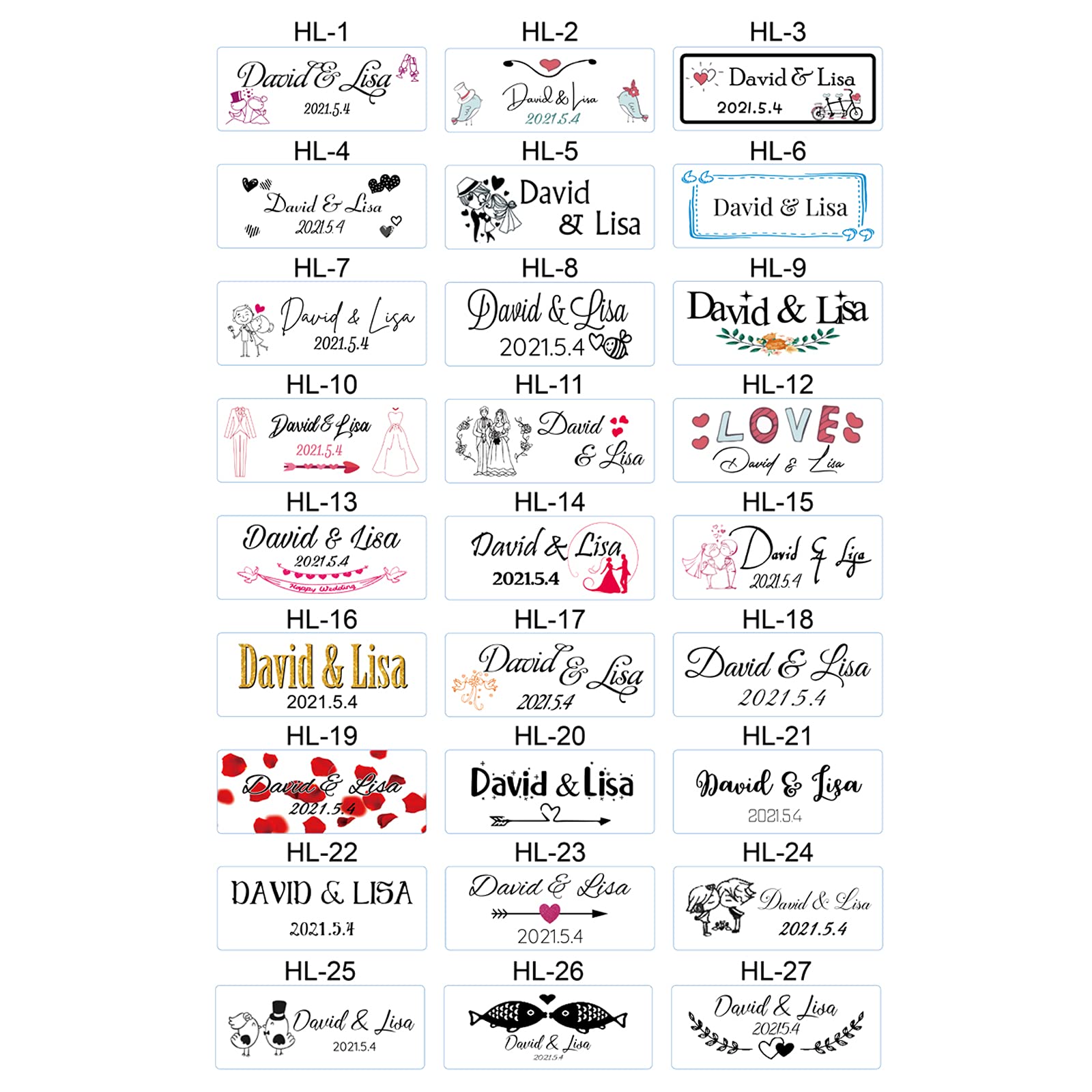 xingfa Piece Personalized Wedding Stickers Bubble Labels, Bubble Wand Stickers, Clear Labels,Custom Wedding Party Vinyl Decals,Funny Stickers,Wedding Bubble Stickers (2.5CMx5CM)
