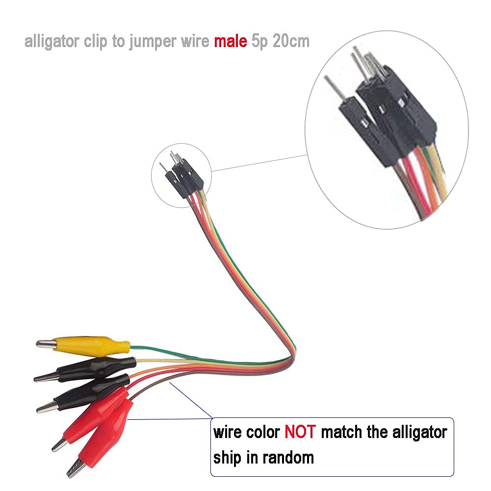 NEXTION ILI9341 Display 3.2 inch Resistive Touch Screen +400 Breadboard Jumper Wire Alligator Clip Cable