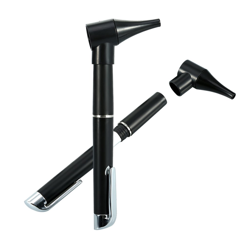 with 5 Heads Clinical Penlight, Medical Ear Penlight, Portable for Doctor Different Sizes Nurses Home Use