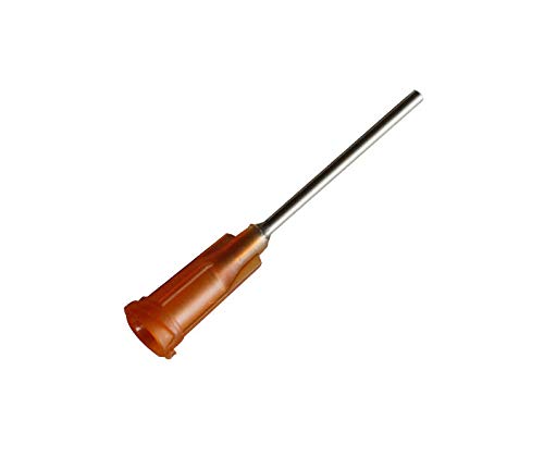 100 x 1" 15 Gauge Luer Lock Henna Dispensing Needle Blunt End Glue Dispensing Needle Tips