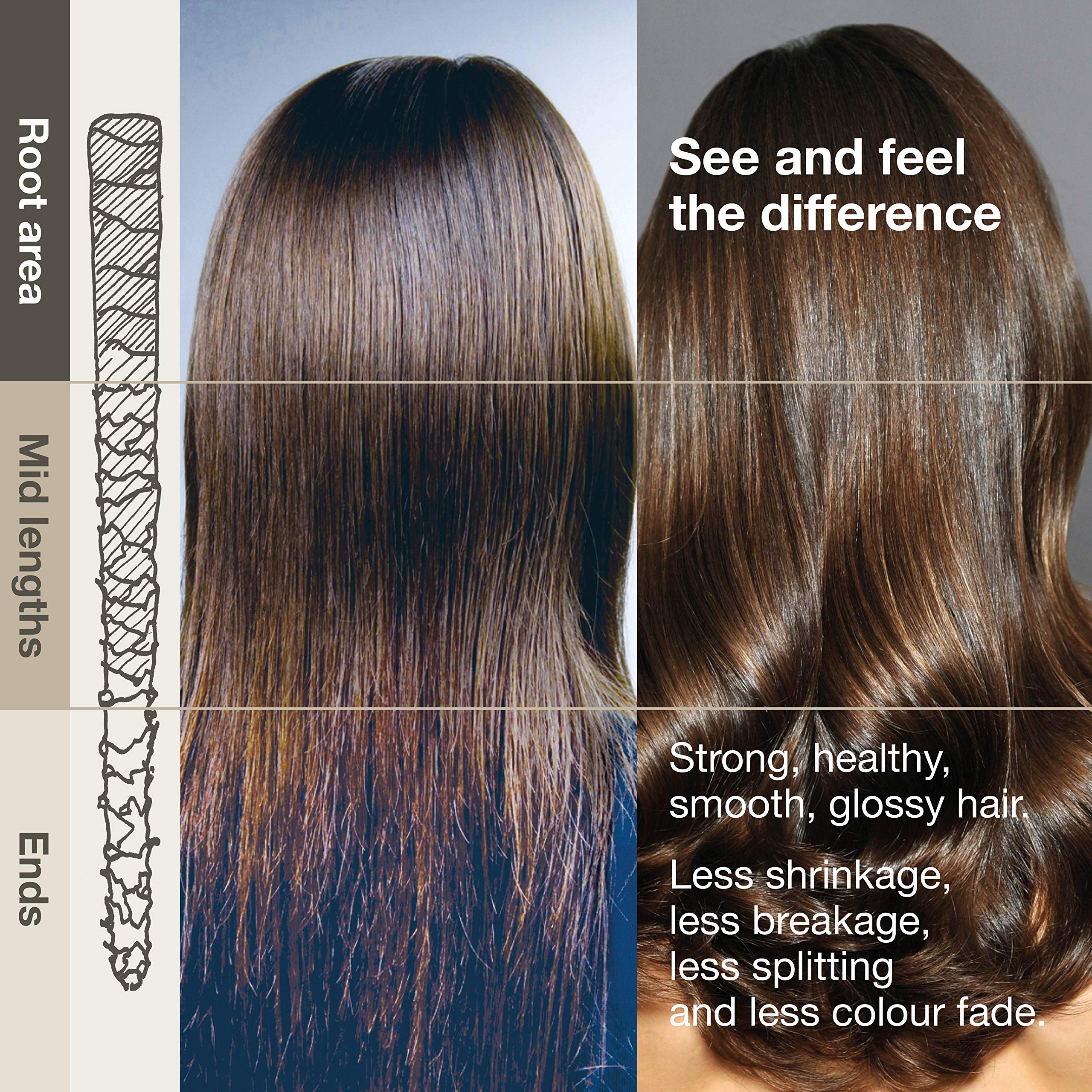 3'''More Inches Cashmere Protein UV Protective Conditioner 250ml - Restoring & Strengthening Conditioner - Color Protective- Silicone Free - With Protein Amino Acids - Hair Care by Michael Van Clarke