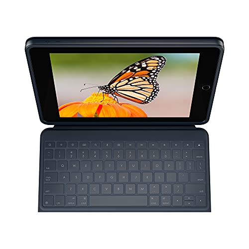Logitech Rugged Combo 3 iPad Keyboard Case with Smart Connector for iPad (7th and 8th Generation) for Education - Classic Blue