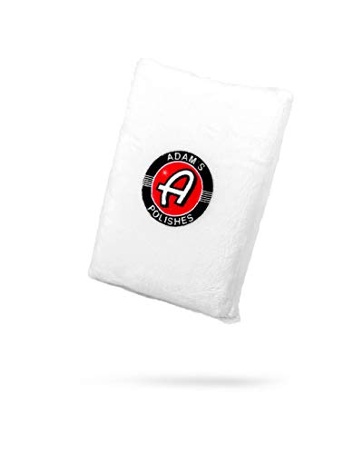 Adam's Microfiber Car Wash Sponge – Premium Scratch Free Microfiber Mitt for Car Cleaning | Car Detailing Accessory Works with Bucket, Car Shampoo Soap, Foam Cannon or Foam Gun | Boat RV Motorycle
