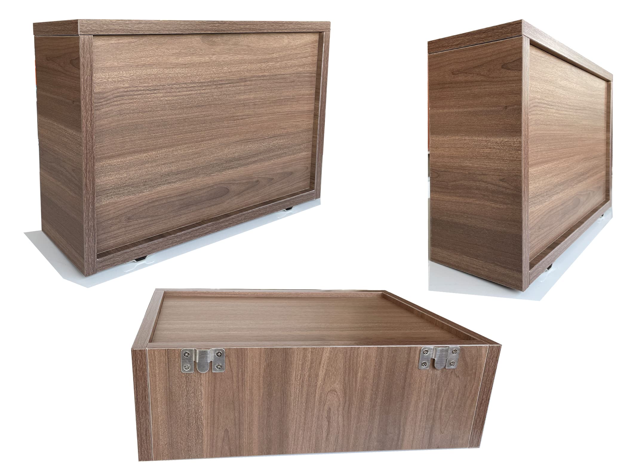 2 PCS nightstand Floating Drawer Shelf Bedside,The Bedside Table of The Hotel Hidden lamp Belt,nightstands Set of 2 mid Century Modern