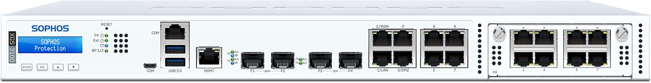 Sophos XGS 3100 Next-Gen Firewall with Xstream Protection, 1-Year (US Power Cord) (IG3A1CSUS)