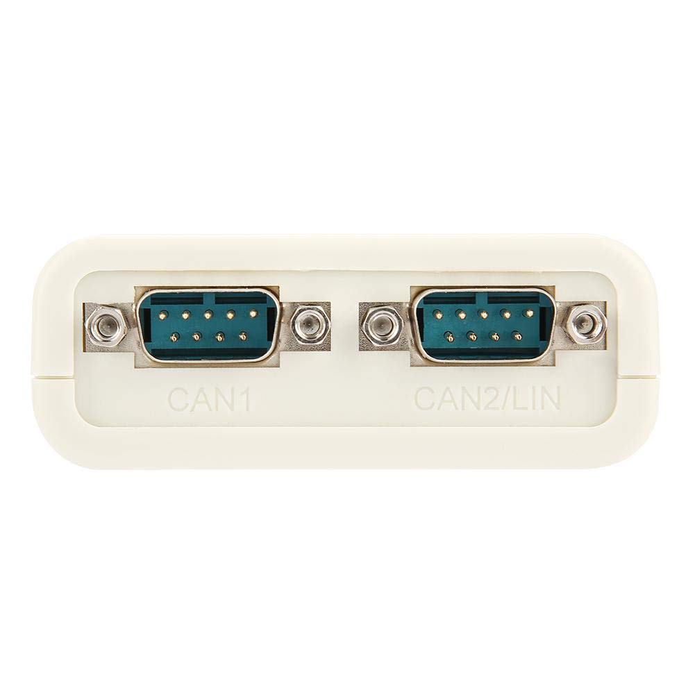 Dual-Channel USB to Can Compatible with Zlg,Single Channel Maximum Receiving is More Than 14000 Frames/Second,Supports Win98, Win200, Xp, Win7, Win8