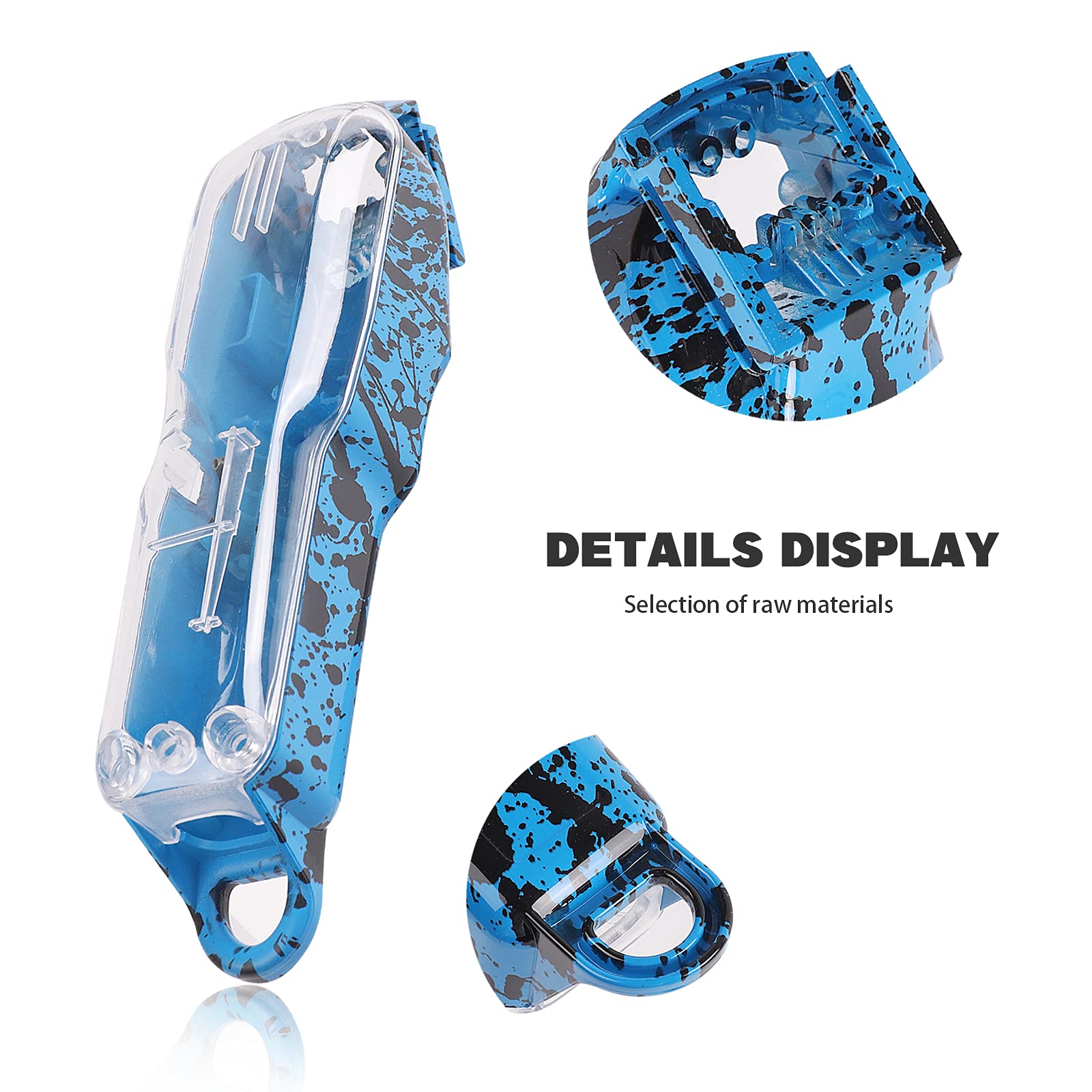 DIY Full Housing Combo, 5-Piece Set Full Housing Combo, Complete Clipper Cover for 5-Star Series Magic Clipper Cordless #8148, Designer Cordless #8591 (Blue)