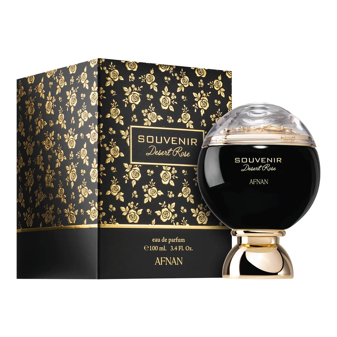 Afnan Souvenir Desert Rose Eau De Parfum for Women, 3.4 Fl. Oz