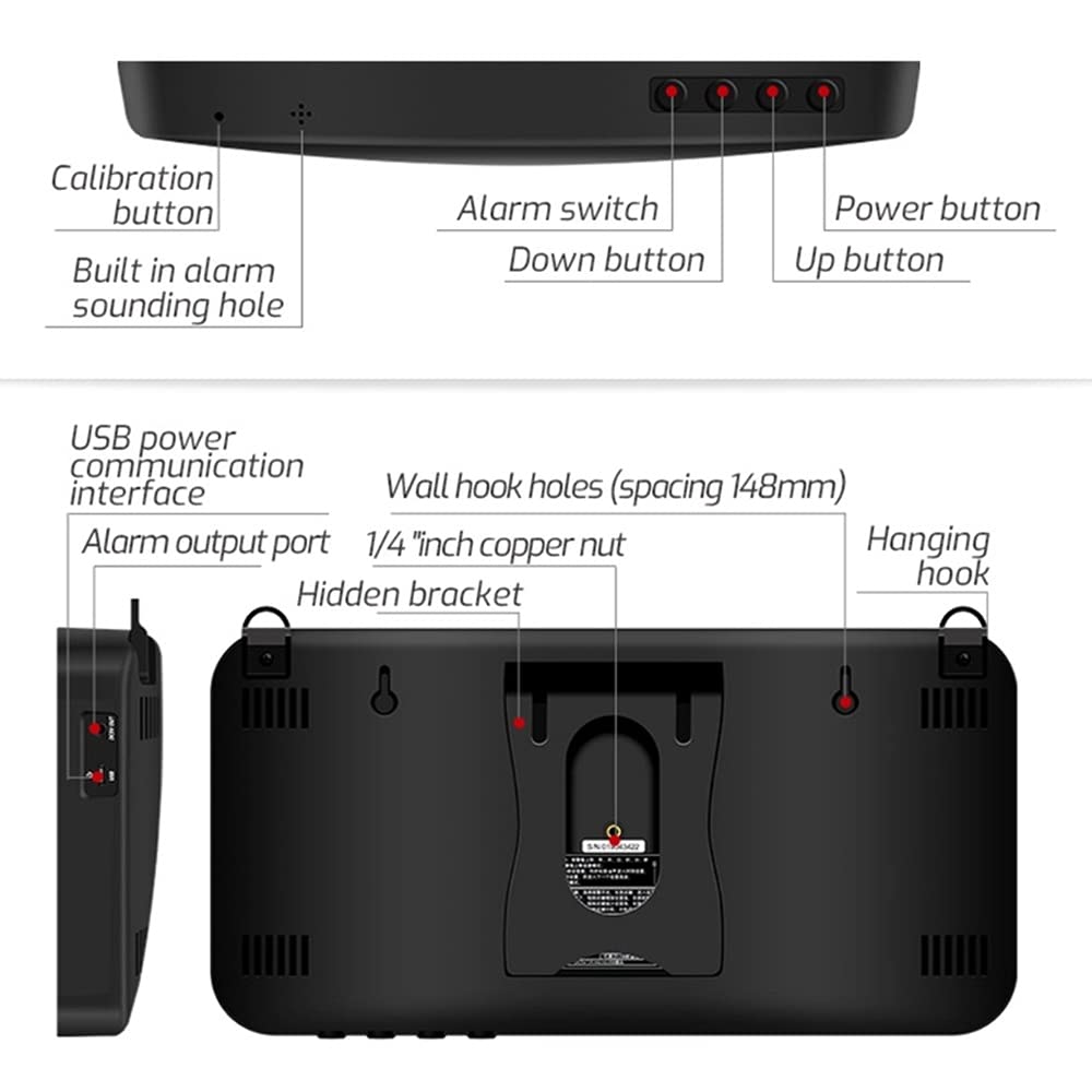 Abnana32x17cm Large Screen Sound Level Meter USB Datatransmission Noise Monitor TA653B