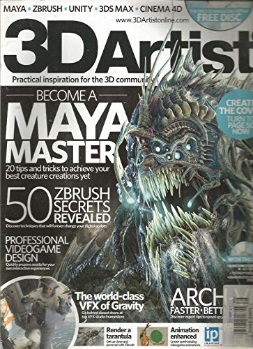 3D WORLD MAGAZINE, BECOME A MAYA MASTER, 2014, ISSUE 66 ~