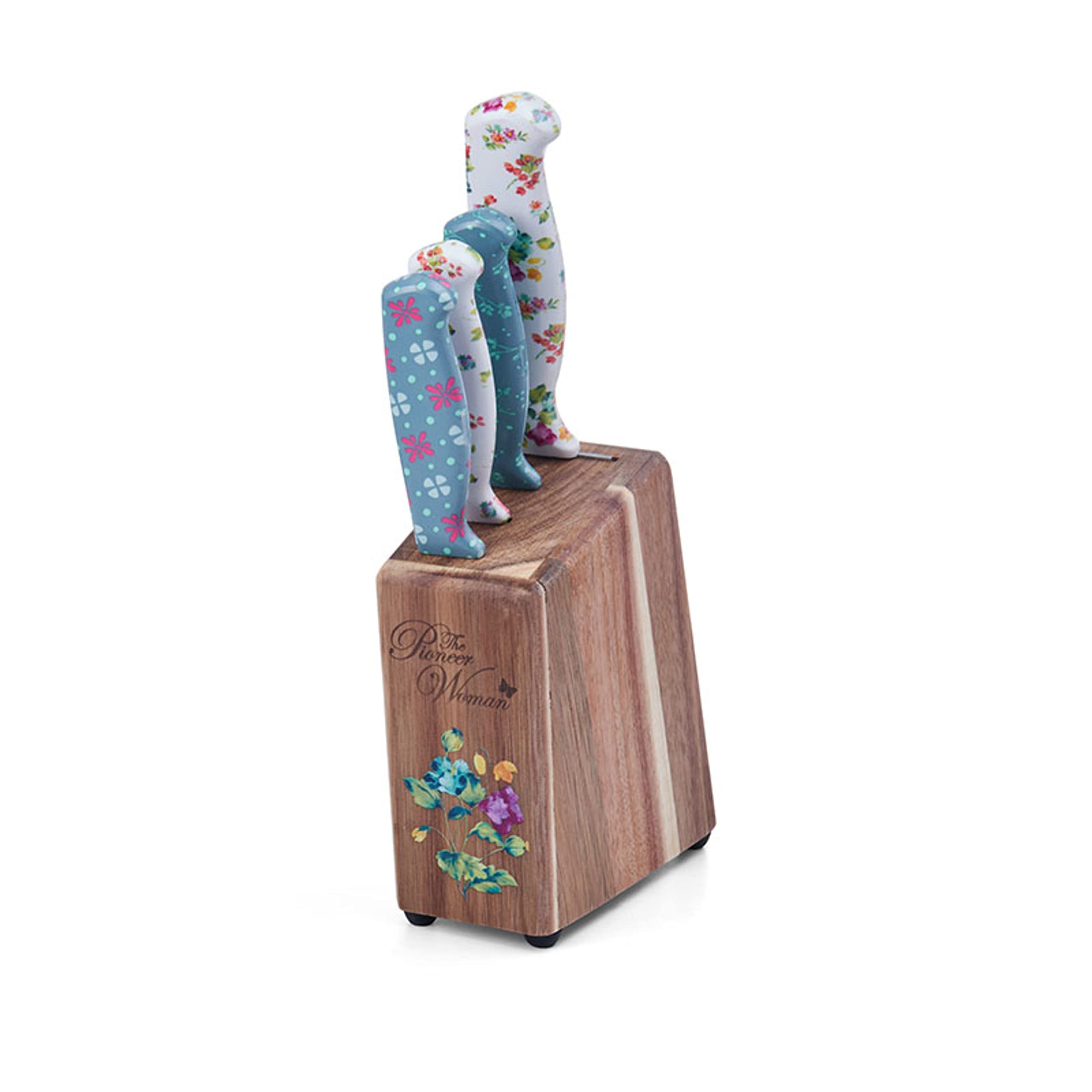 Blooming Bouquet 5pc Prep Set with Wood Block