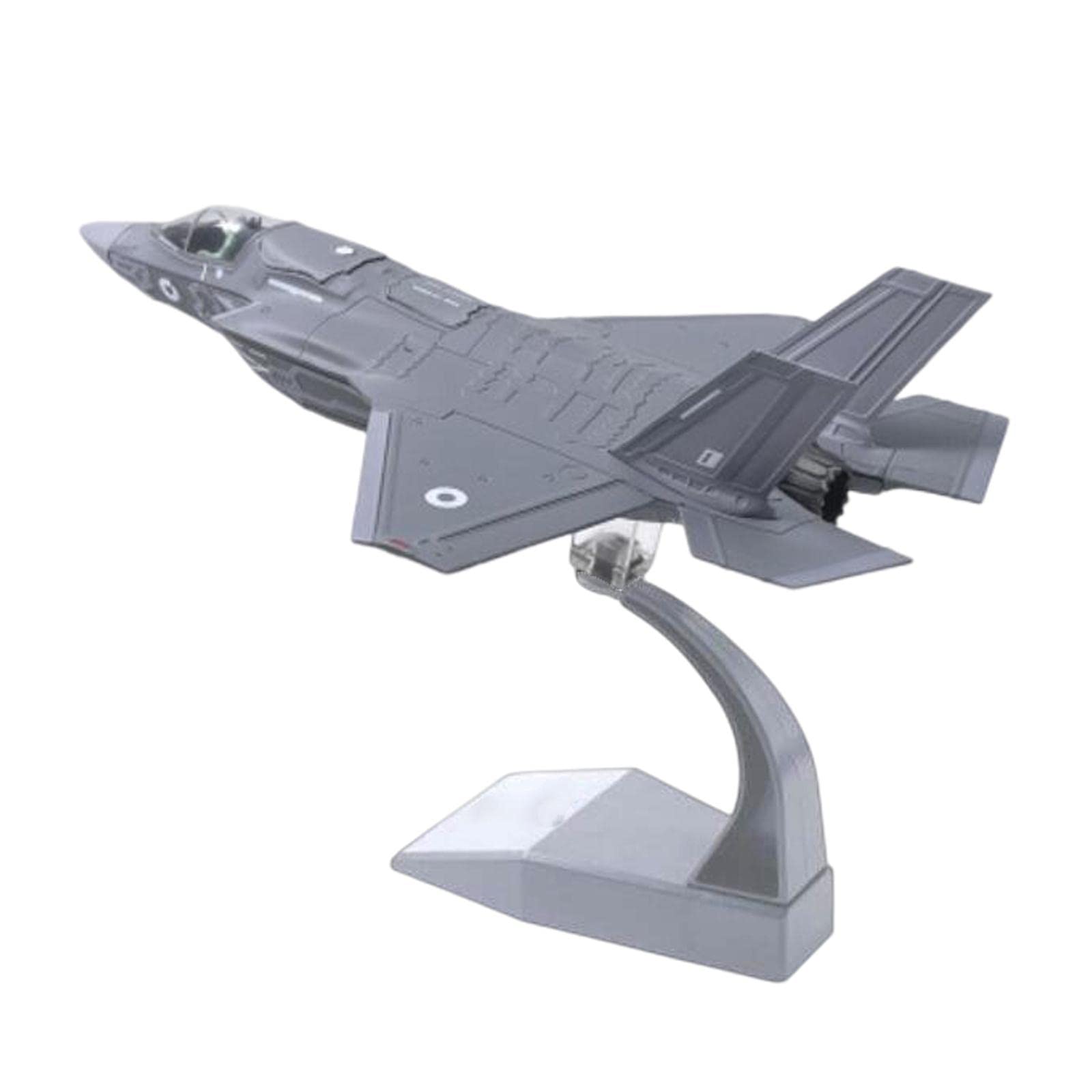 1:72 Scale F35 Plane Model with Display Stand, Metal Warplane Aircraft Fighter Toy for Desktop Shelf Decoration Collection
