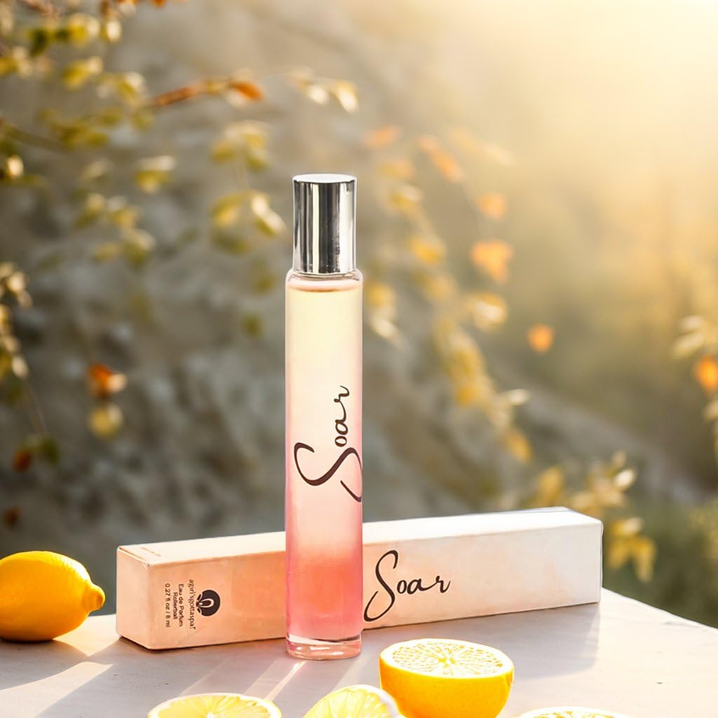 A Girl's Gotta Spa! Soar Citrus and Musk Roll On Perfume Oil for Women 10ml, Vegan and Leaping Bunny Certified