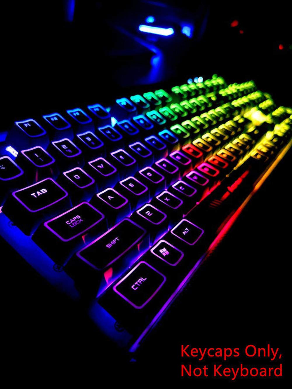 104 Keycaps ROG Backlit Keycap for Corsair K70 Lux K95 K65 K63 K68 K70 MK.2 K95 Platinum Strafe MK.2 Mechanical Keyboards Gaming