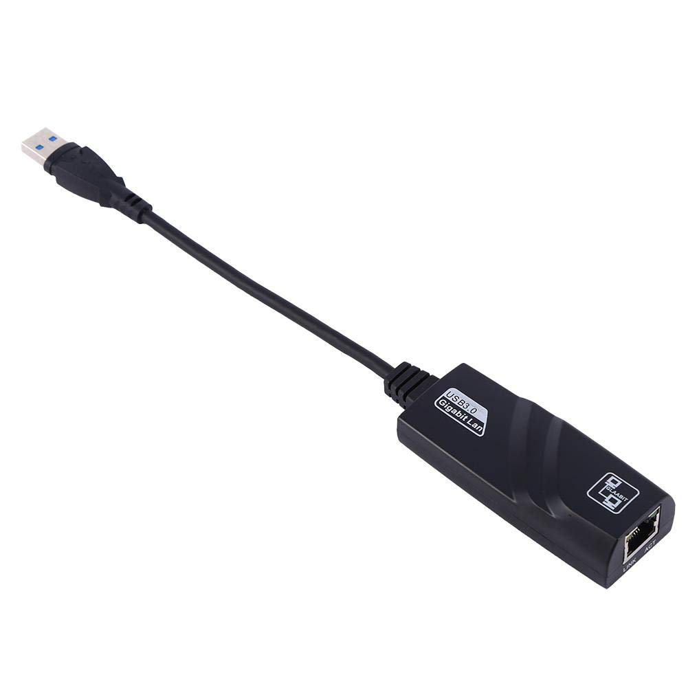 USB 3.0 to RJ45 Universal Network Adapter, High Speed Portable Gigabit Ethernet Network Card, SuperSpeed Internet Adapter with LAN Cable for Windows/VISTA/WIN7/win8/win8.1/OS10.12/