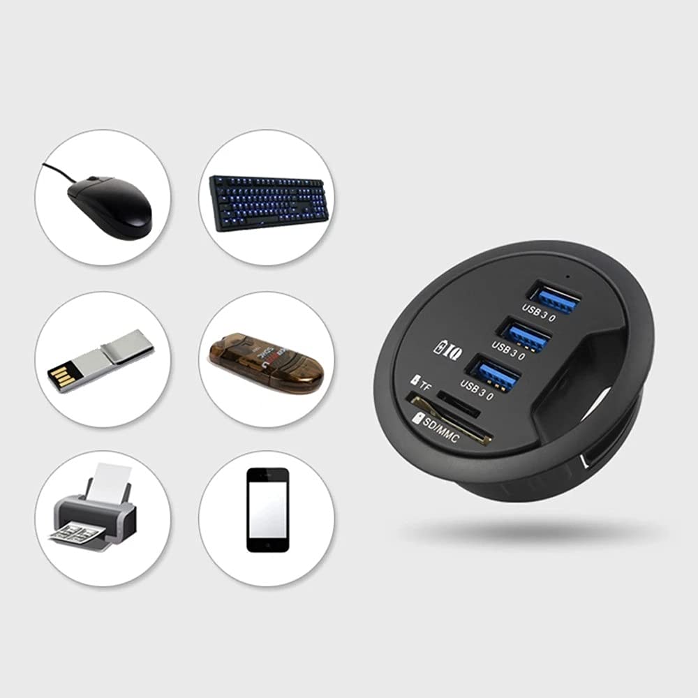 WJCCY USB Hub 3 0 for Laptop PC Card Reader USB Power Supply USB Splitter USB Dock Portable