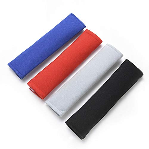 2 Pieces Car Seatbelt Pads for Children, Morechioce Universal Car Seat Belt Shoulder Strap Covers Adjustable Seat Belt Cover Pad Protective Seat Belt Cushion Car Seat Belt Protector, Blue