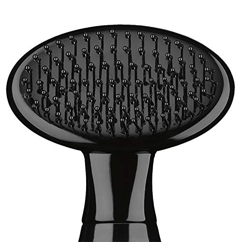 CONAIRPRO Dog & Cat Cat Soft Slicker Brush, Cat Brush for Shedding, Removes Tangles, Mats & Loose Hair, Soft Coated Pins for Gentle Brushing, Memory Gel Grip Handle