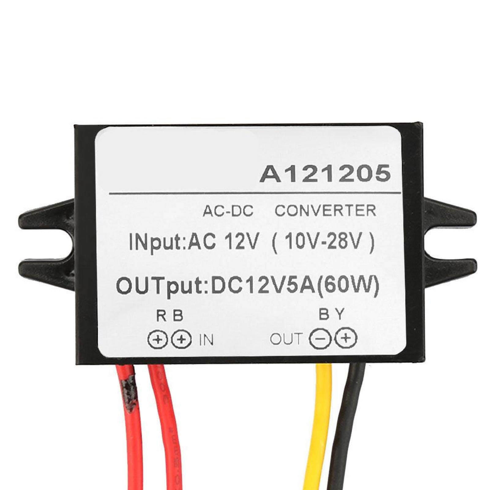 Ac to Dc Converter 12v, Step Down Converter Ac 10-28v to Dc 12v, Ac to Dc Converter Module, 3a 5a Step Down Converter Power Supply Module(5A)