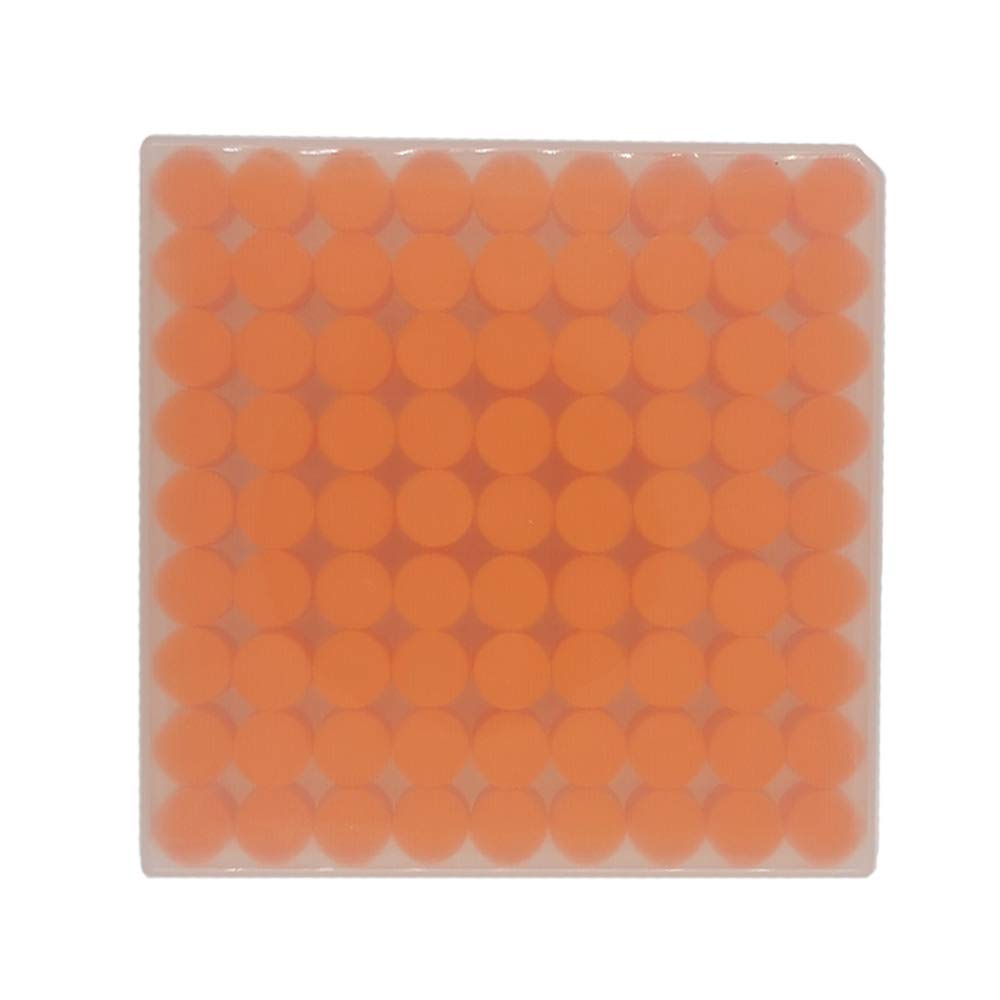 81PCS Cryo Tubes 2ml, Plastic Small vials with Screw caps Sample Tubes,PP Material ,with Silica Gel Gasket,Free from DNase, RNase, Human DNA