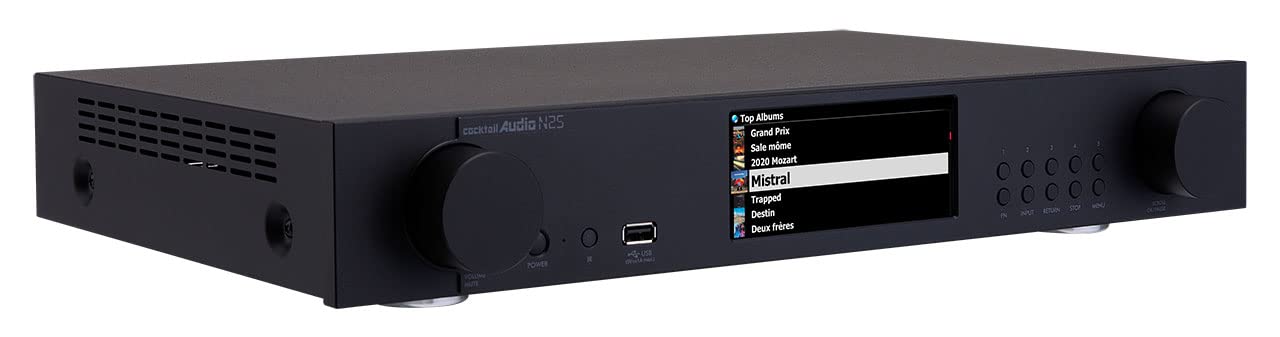 Cocktail Audio N25 Streamer/Network Player/Roon Point/MQA DAC (Black)
