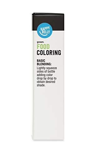 Amazon Brand - Happy Belly Green Food Color, 1 fl oz