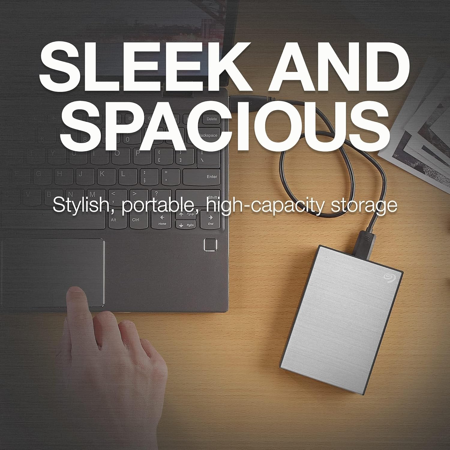 Seagate One Touch, 4TB, Password Activated Hardware encryption, Portable External Hard Drive, Portable External Hard Drive, PC, Notebook & Mac, USB 3.0, Black (STKZ4000400)