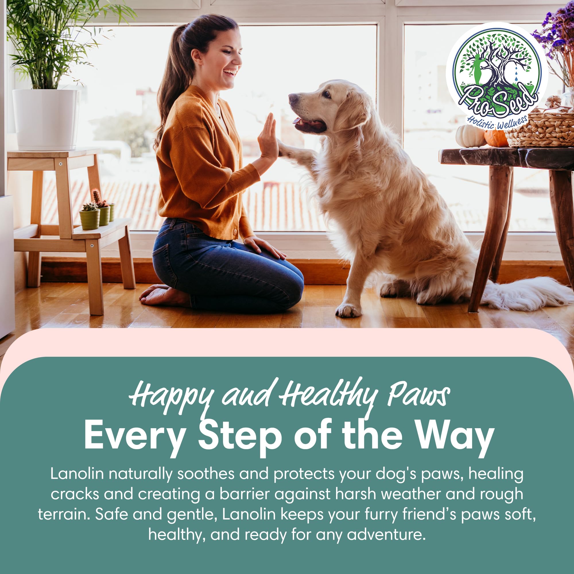 100% Pure Lanolin Cream - Handmade, Unrefined Balm for Dry & Itchy Skin, Cracked Lips, Breastfeeding, Baby Care, Moisture-Rich, Nursing Essentials & Petroleum-Free, Perfect for Hands, Face & Paw Care