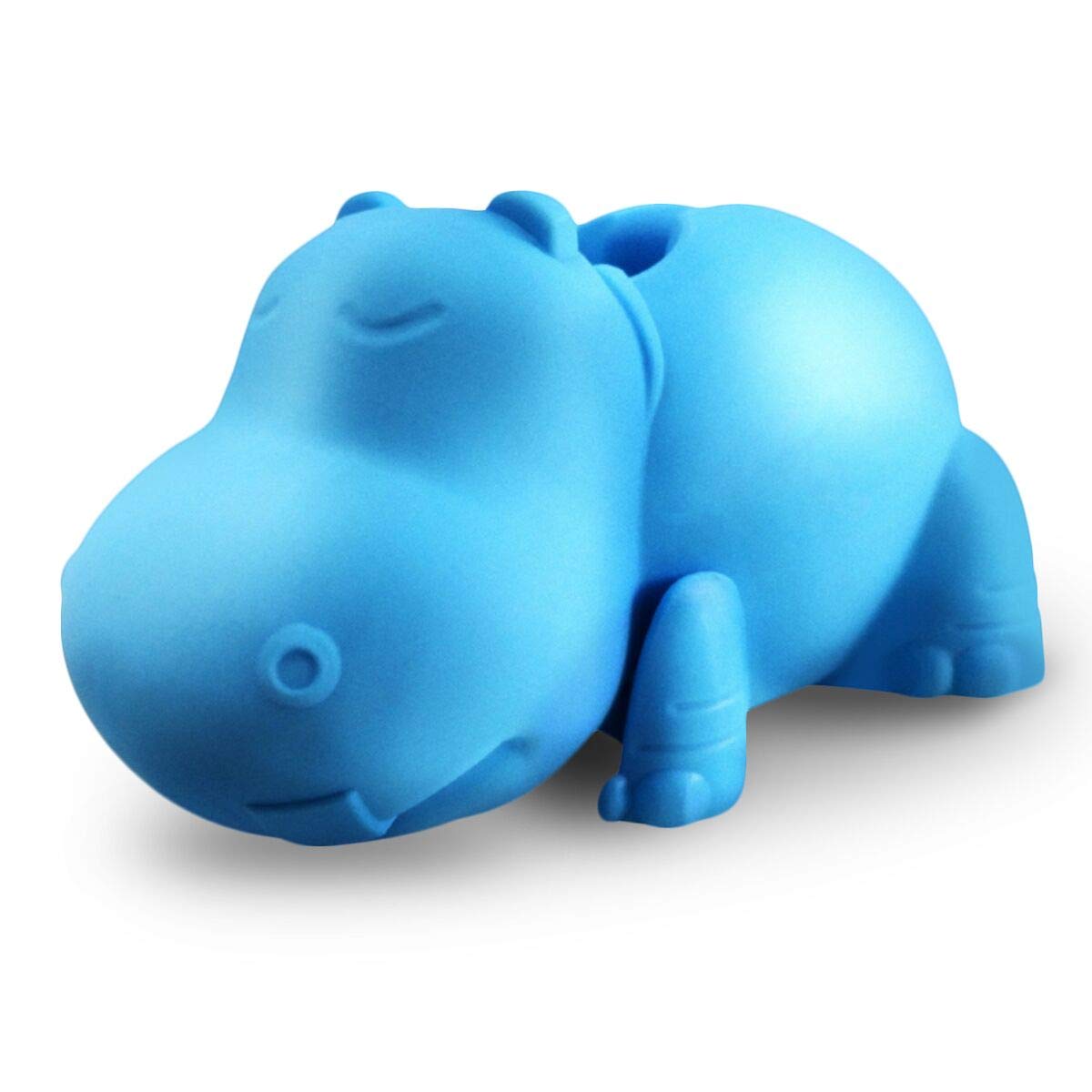 Odowalker Cartoon Faucet Cover Washbasin Bath Tub Spout Cover Cute Animal Toy Faucet Cover Bath Safety Fun (Hippo Spout Guard)