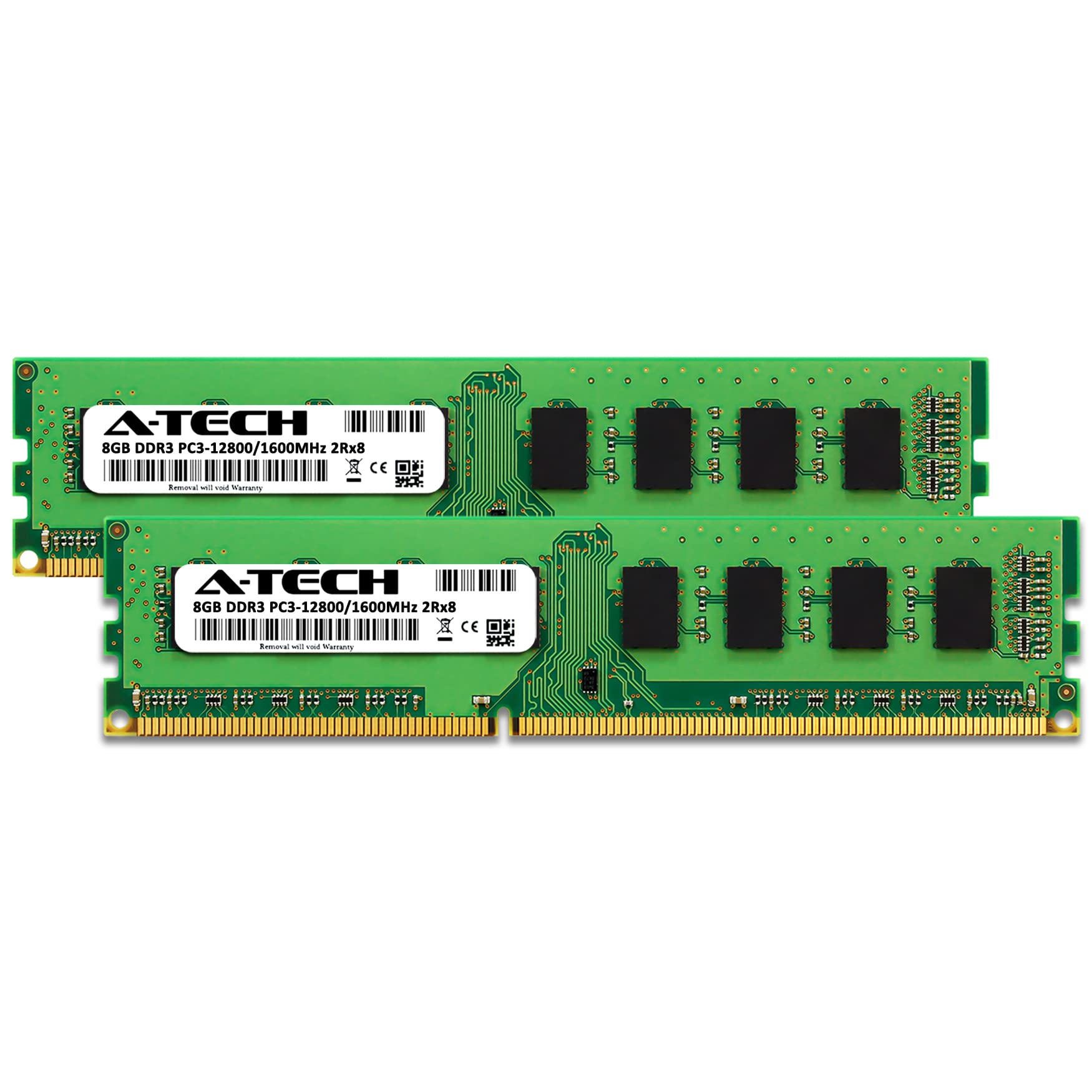 A-Tech 16GB Kit (2x8GB) RAM for Dell OptiPlex 9020, 9010, 7020, 7010, 3020, 3010, XE2 (USFF/SFF/MT/DT) | DDR3 1600 MHz DIMM PC3-12800 UDIMM Memory Upgrade