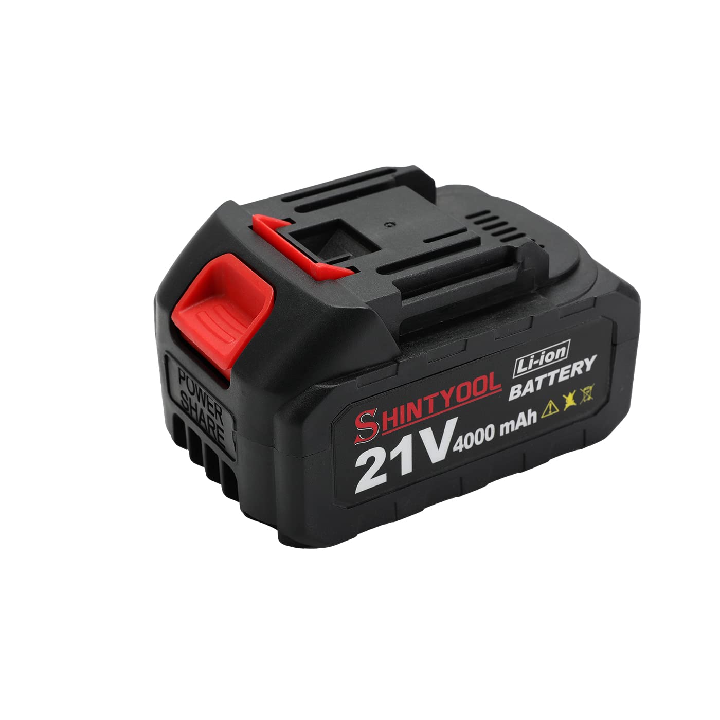 SHINTYOOL 21v Lithium Battery - 4.0 Ah Battery with Charger Adapter Led Indicator Compatible with Leaf Blower