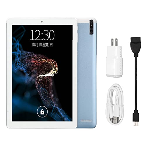 10.1 Inch Android 11 Tablet, 2.4G 5G Dual Band WiFi 6GB RAM 128GB ROM 8 Core Processor Pc Calling Tablet with Bluetooth 5.0 Touch, GPS, 8800mAh Battery, Dual 5MP 13MP Camera 1960x1080 HD Tablet (US)