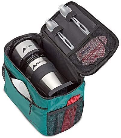 Adir Mini Single Serve Travel Coffee Maker Pouch Organizer, Portable For Travel, Camping, Office Lunch Bag For Grab & Go Daily Use