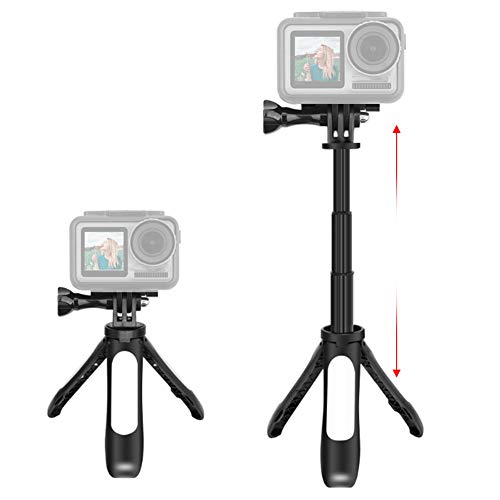01 Selfie Stick Tripod Stand, Camera Photography Phone Tripod,Mini Handheld Extendable Monopod Tripod Selfie Stick for DJI Osmo Action Camera for Video Recording Live Streaming