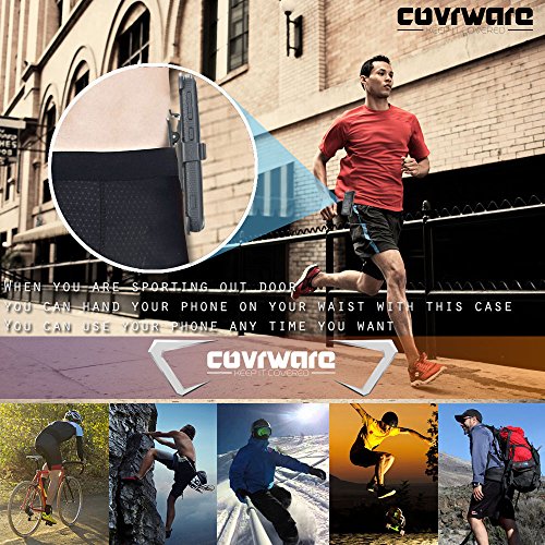 COVRWARE Aegis Pro Series case for LG Stylo 6 with Built-in Screen Protector Heavy Duty Full-Body Rugged Holster Armor Cover Belt Swivel Clip Kickstand, Black