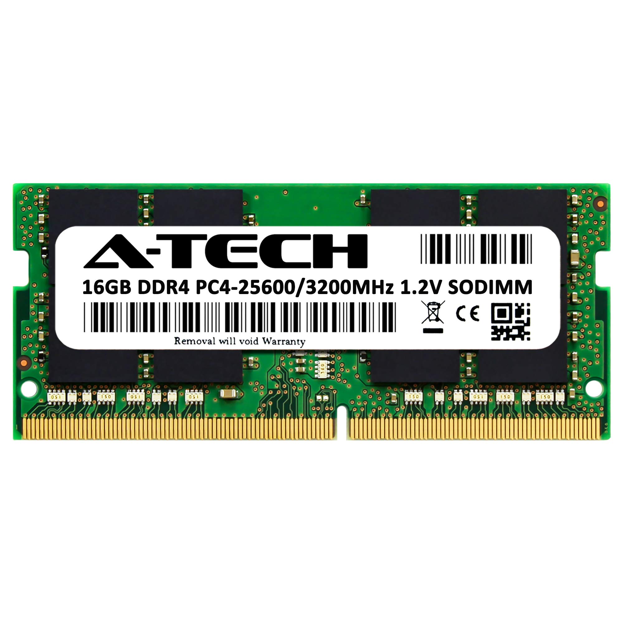A-Tech 16GB RAM Replacement for CT16G4SFRA32A | DDR4 3200MHz PC4-25600 (PC4-3200AA) CL22 SODIMM 1.2V Non-ECC SO-DIMM 260-Pin Laptop, Notebook Memory Module