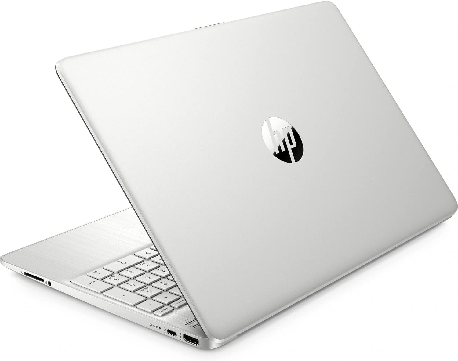HP 15.6 Inch Touchscreen Laptop Notebook Intel Pentium Gold 7505 8GB DDR4 RAM 256GB SSD Backlit Numeric Keypad Windows 11 Home S HDMI USB-C SD Card Reader Natural Silver Computer 15-dy2005tg (Renewed)