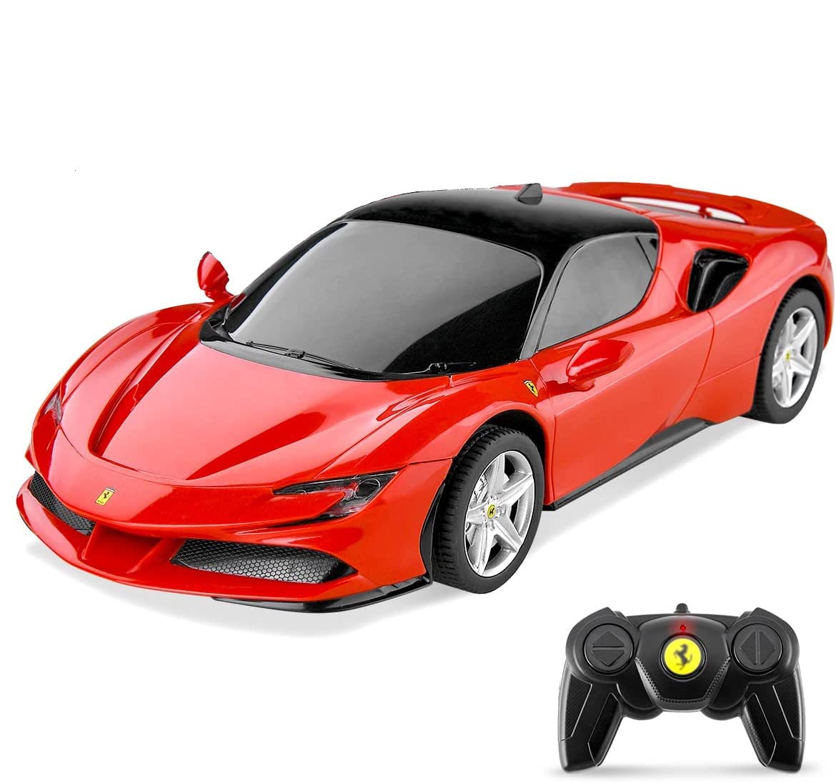 100 CLASSIC Officially Licensed RC Car Ferrari LaFerrari SF90 STRADALE Remote Control RC Car Series 1:24 Scale Full Function Electric Sport Racing Hobby Toy Car 97600RD