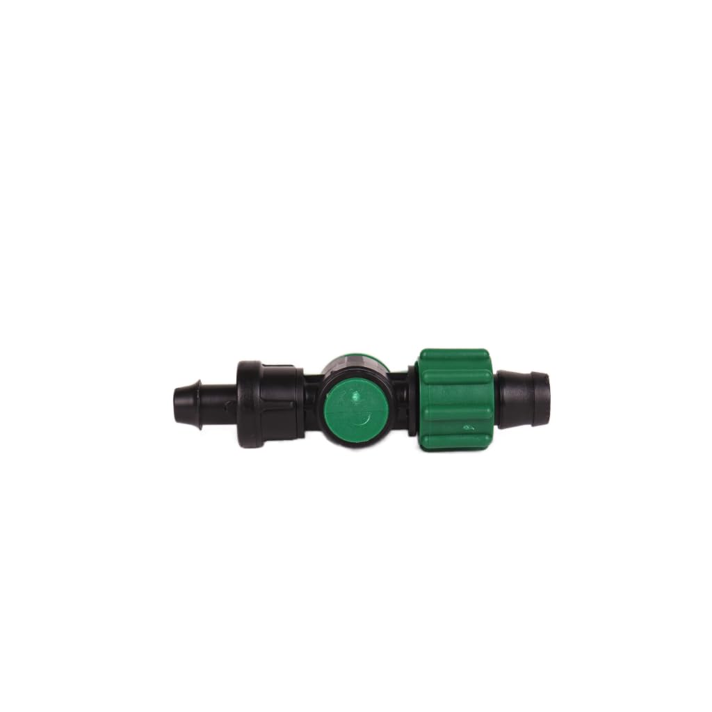 5/8" Drip Tape Loc Fittings - Irrigation - Large On/Off Valve- Gardening - QTY 10 by Growers Solution