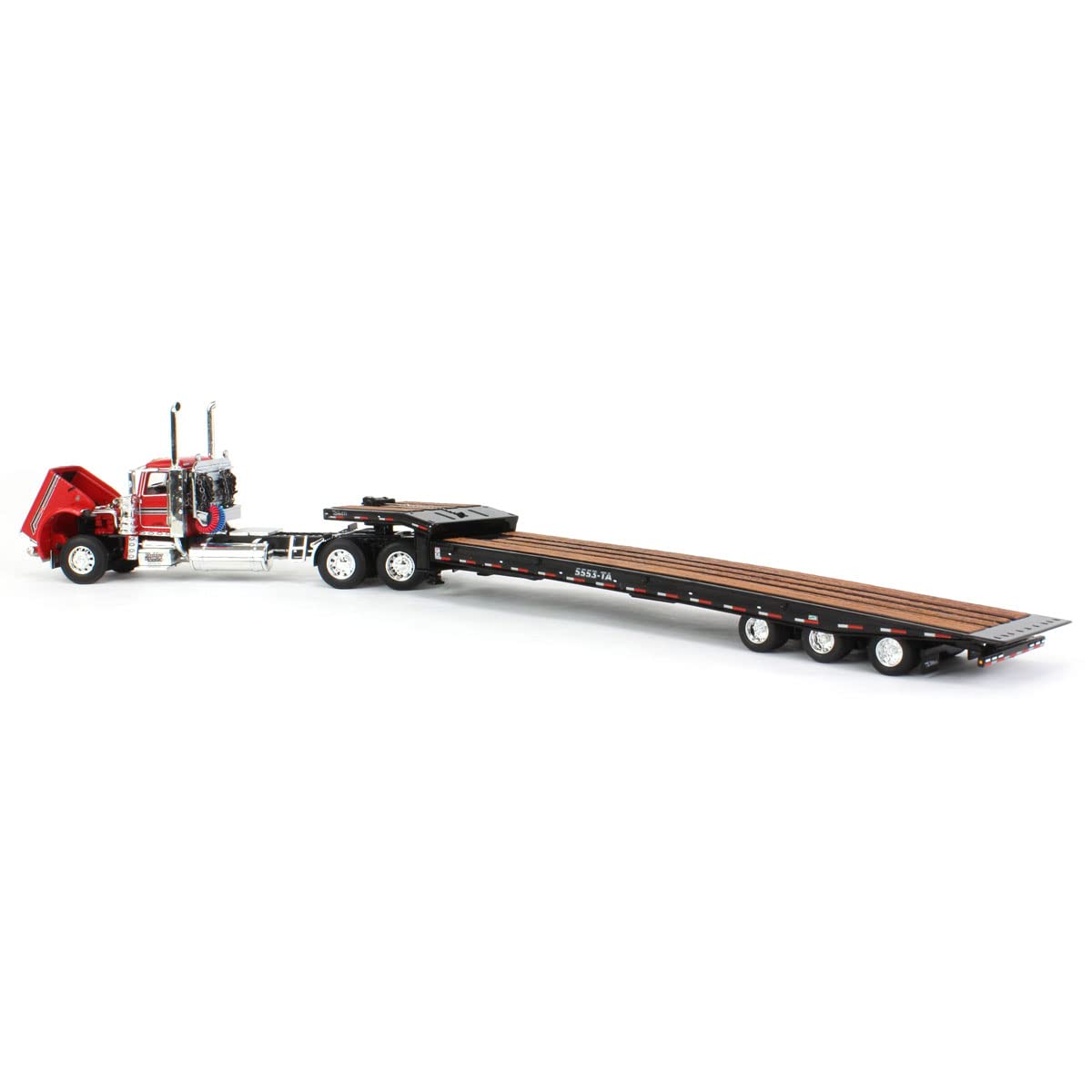 1/64 Peterbilt 389 Day Cab with Headache Rack & Talbert 5553TA Trailer, Binkley & Hurst 60-1446