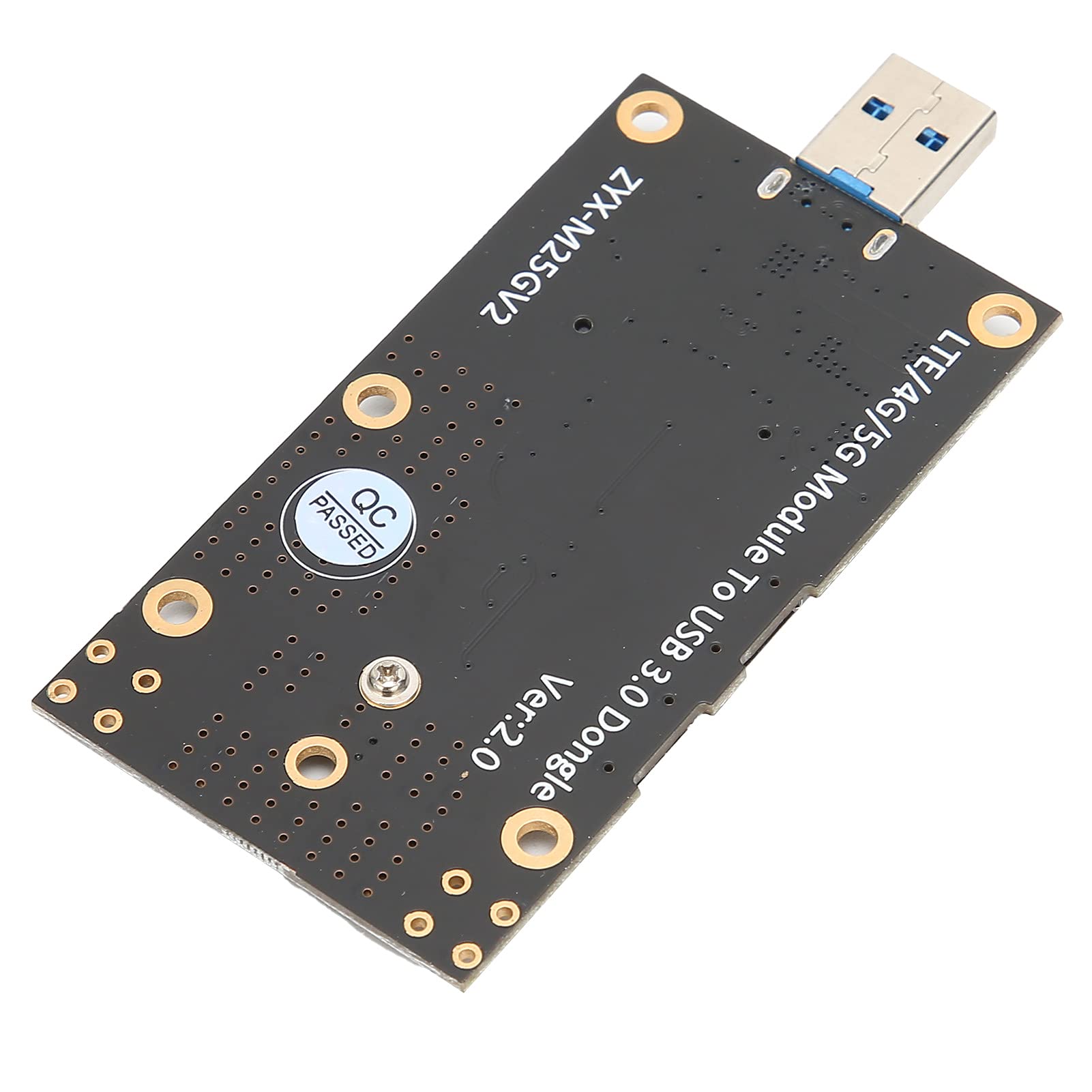 M.2 NGFF to USB 3.0 Adapter Card, 3042/3052 NGFF (M.2) to USB 3.0 A Adapter with Nano SIM Card Slot for 3G/4G/5G Module