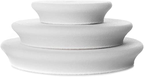 RUPES D-A Ultra Fine High Performance Fine Polishing Foam Pad 2-Pack,7 inchFace,6 inchBacking